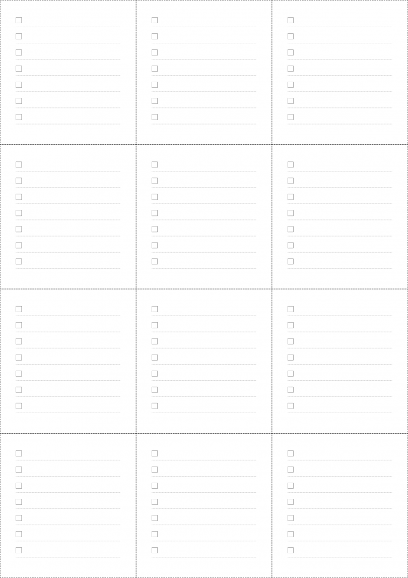 Листочки для заметок: распечатать черно белые и цветные варианты | SlotObzor.com