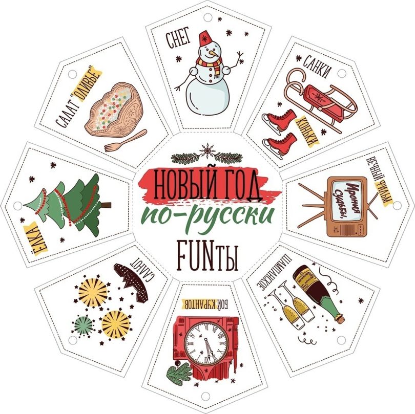 Фанты на Новый Год для взрослых: распечатать для весёлой компании