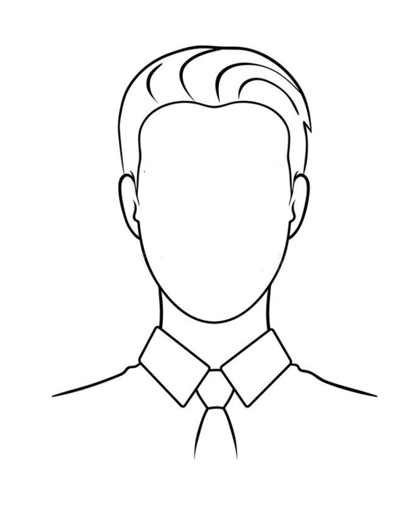 Шаблоны папиных портретов для детей: рисуем папу легко и быстро | SlotObzor.com